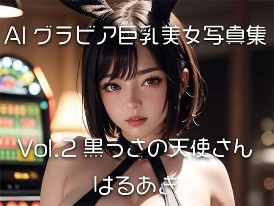 【AIグラビア巨乳美女写真集】Vol.2黒うさの天使さん | FANDANE