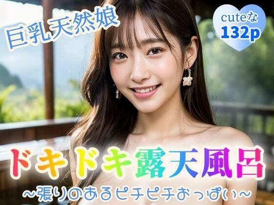 【巨乳天然娘】ドキドキ露天風呂〜張りのあるピチピチおっぱい〜【132p】 Fandane 